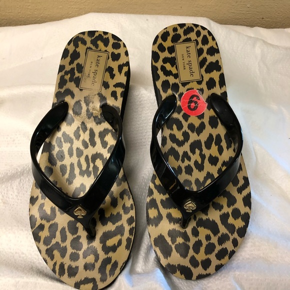 kate spade | Shoes | Kate Spade Cheetah Flip Flops | Poshmark